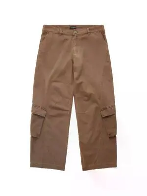 HAN KJØBENHAVN Washed-finish Loose-fit Cargo Pants - Brown