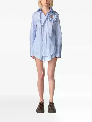 Monse Sunflower-detail Striped Blouse