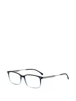 BOSS Rectangle-frame Glasses - Blue