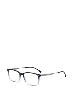 BOSS Rectangle Frame Eyeglasses - Blue