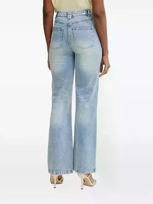 MORGAN Bow-embellished Patch-pocket Jeans