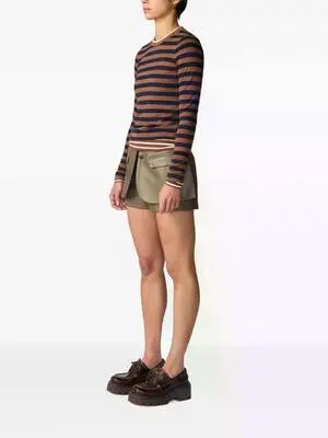 Monse Striped Double-layered T-shirt