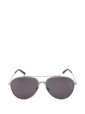 Dior 2010s Cd Diamond Pilot Sunglasses - Silver
