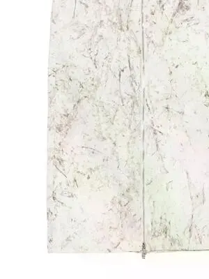 Tibi Calcimin Denim Zip-up Skirt