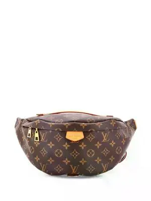 LOUIS VUITTON Bum Bag Monogram Canvas Belt Bag - Brown