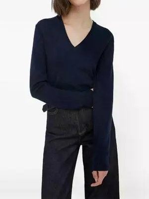 BENETTON Fine Knit V-neck Sweater