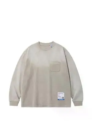 Mihara Yasuhiro Sun Faded Like Distressed Long Sleeve T-shirt - Neutrals