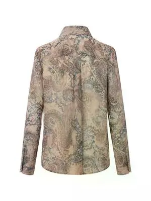 Liu Jo Paisley-print Sheer Shirt