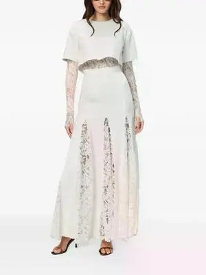 HAMZA Osaka Lace-panelled Top
