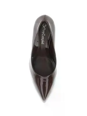 Jeffrey Campbell Nikia 3 Patent-finish Pointed-toe Pumps
