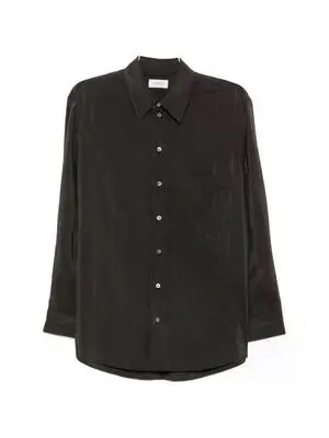 LEMAIRE Button-down Long-sleeve Shirt - Brown