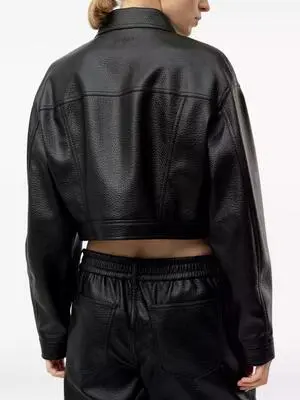 Hugo Relaxed-fit Jacket In Faux Leather