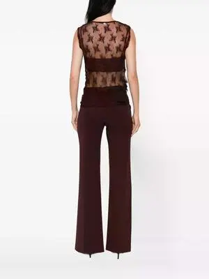 Imperial Draped Lace Top