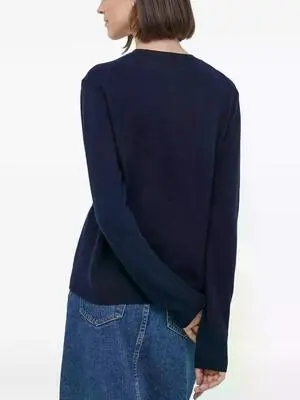 BENETTON Button-up Fine Knit Cardigan
