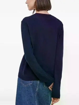 BENETTON Button-up Fine Knit Cardigan