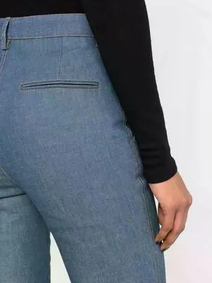 Saint Laurent High-rise Wide-leg Jeans - Blue