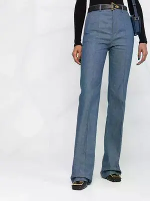 Saint Laurent High-rise Wide-leg Jeans