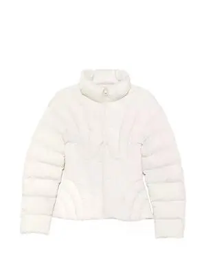 Elisabetta Franchi Quilted High-neck Jacket - Neutrals