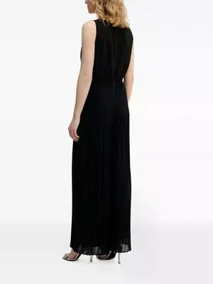 MORGAN V-neck Pleated Jumpsuit