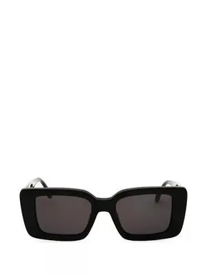 Palm Angels Dorris Rectangle Frame Sunglasses - Black