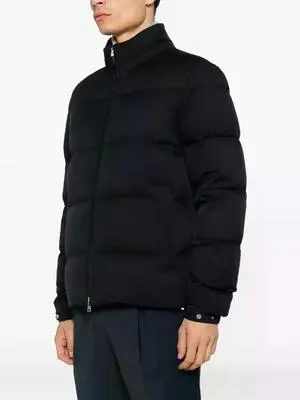 Zegna Quilted Padded Jacket - Black