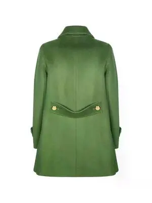 P.a.r.o.s.h Button-up Wool Coat - Green