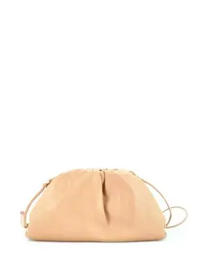 Bottega Veneta The Pouch Leather Mini Crossbody Bag - Neutrals