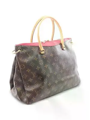 LOUIS VUITTON Pallas Monogram Tote Bag - Brown