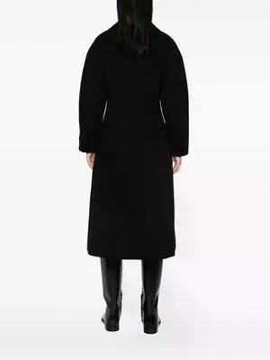 Maje Double-breasted Tailored-collar Coat