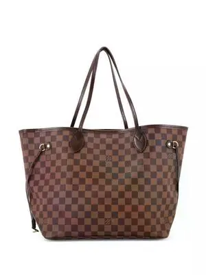 LOUIS VUITTON Neverfull Damier Mm Tote Bag - Brown
