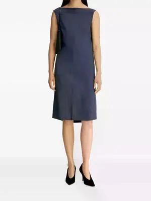 Loulou De Saison Aydee Sleeveless Midi Dress - Blue