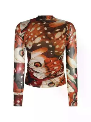 Farm Rio Graphic-printed Top