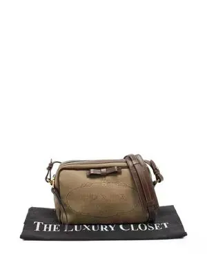 Prada Bow Logo-jacquard Cross Bady Bag