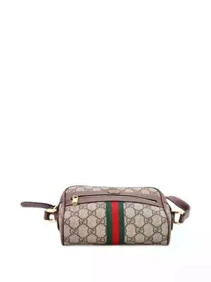 Gucci Ophidia Gg Coated Canvas Mini Crossbody Bag