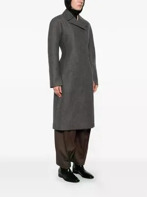 JIL SANDER Double-breasted Wool Coat