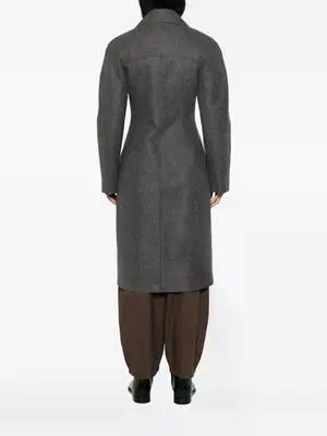 JIL SANDER Double-breasted Wool Coat