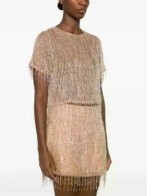 Aje Glisten Embellished Top