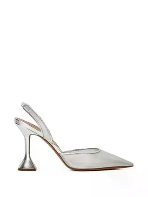 Amina Muaddi Holli Mesh Pumps