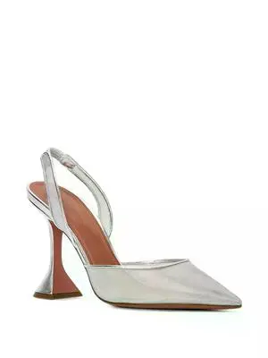Amina Muaddi Holli Mesh Pumps