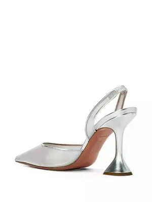 Amina Muaddi Holli Mesh Pumps