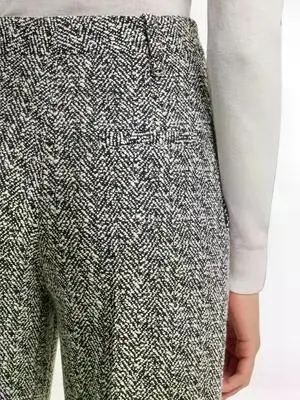 Hugo Regular-fit Stretch Herringbone Wide-leg Trousers