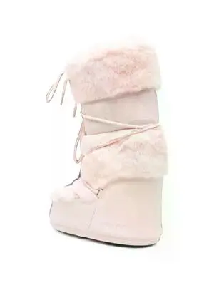 Moon Boot Faux-fur Lace-up Boots