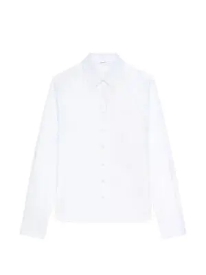 Givenchy Logo Embroidered Poplin Shirt - White