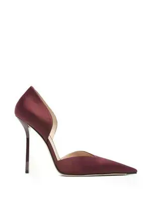 Victoria Beckham Angle D'orsay Satin Pumps