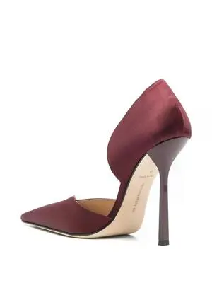 Victoria Beckham D'orsay Satin Stiletto Pumps
