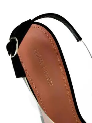 Amina Muaddi Mackenzie Thong Heeled Sandals