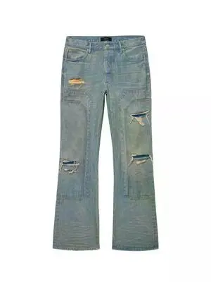 PURPLE BRAND Double Carpenter Distressed Panelled Jeans