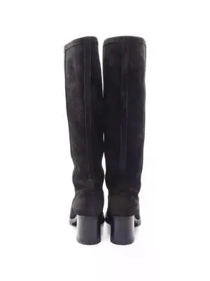 Hermès 2010s Folie H-logo Knee-high Boots