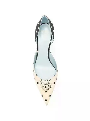 Valentino Garavani Polka-dot D'orsay Pumps - Neutrals
