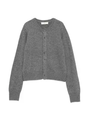 DUNST Button-up Knitted Cardigan - Grey
